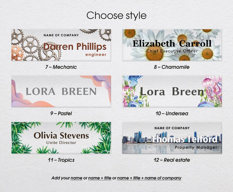 Name Desk Plaque Personalized Gift Name Sign Colleague Gift Name Plate ...