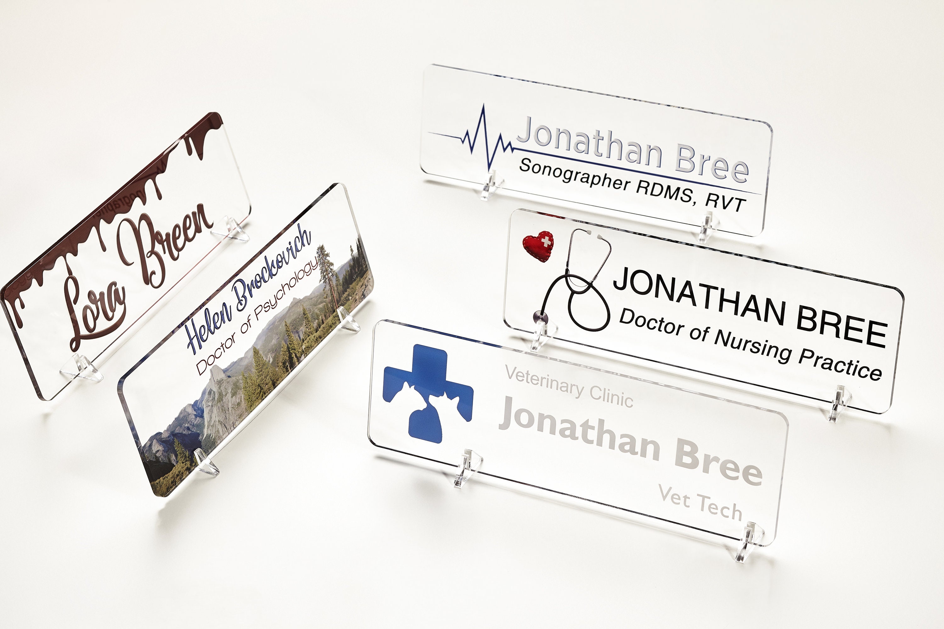 Desk Name Sign Desk Name Plate Name Tag Name Badge Name Sign | Etsy UK