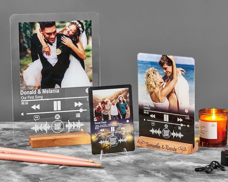 Music Player Display Music Art Custom Music Plate on Acrylic - Etsy