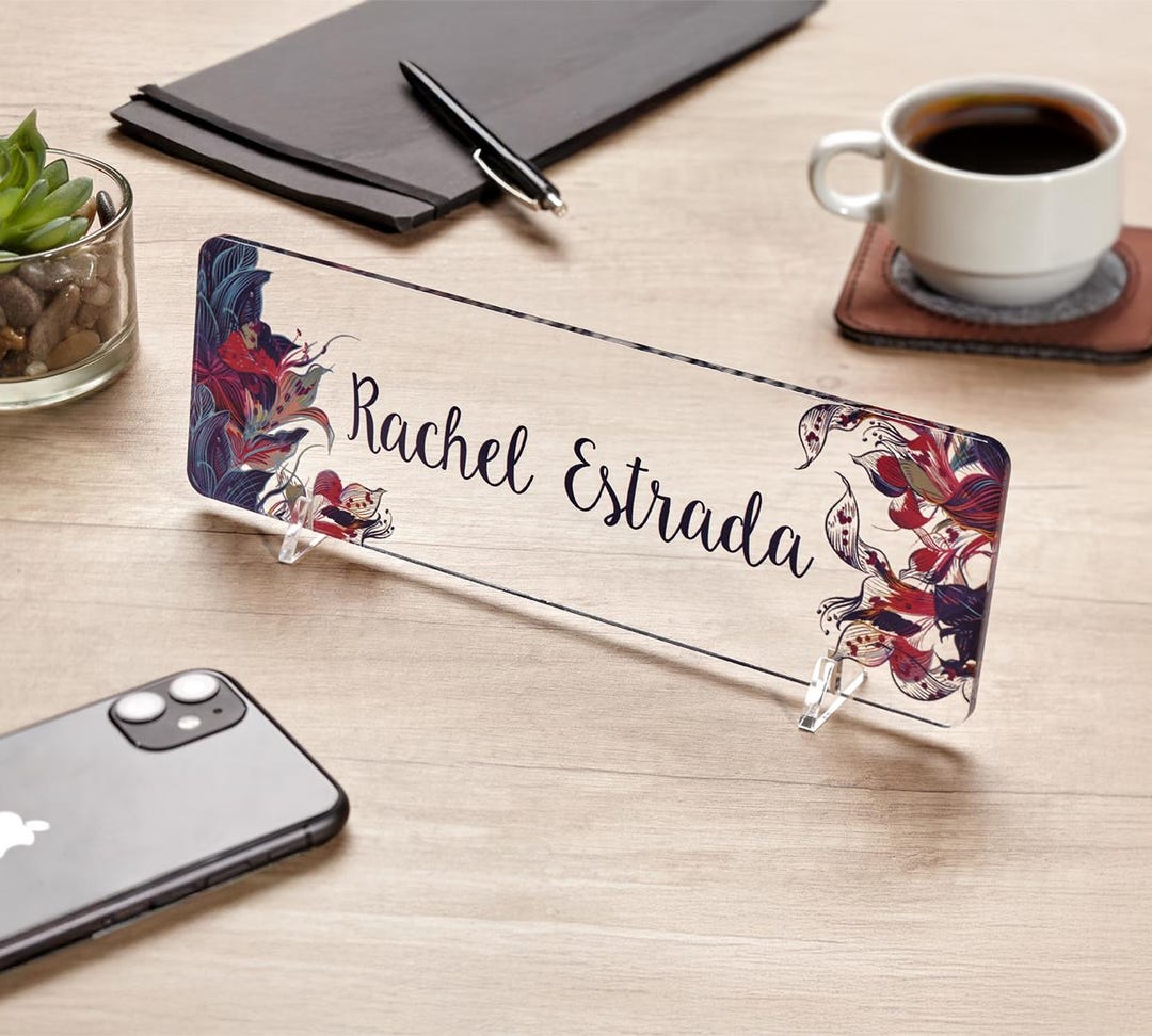 Modern Office Decor, Nameplate Desk, Executive Desk Sign Creative, Desk ...