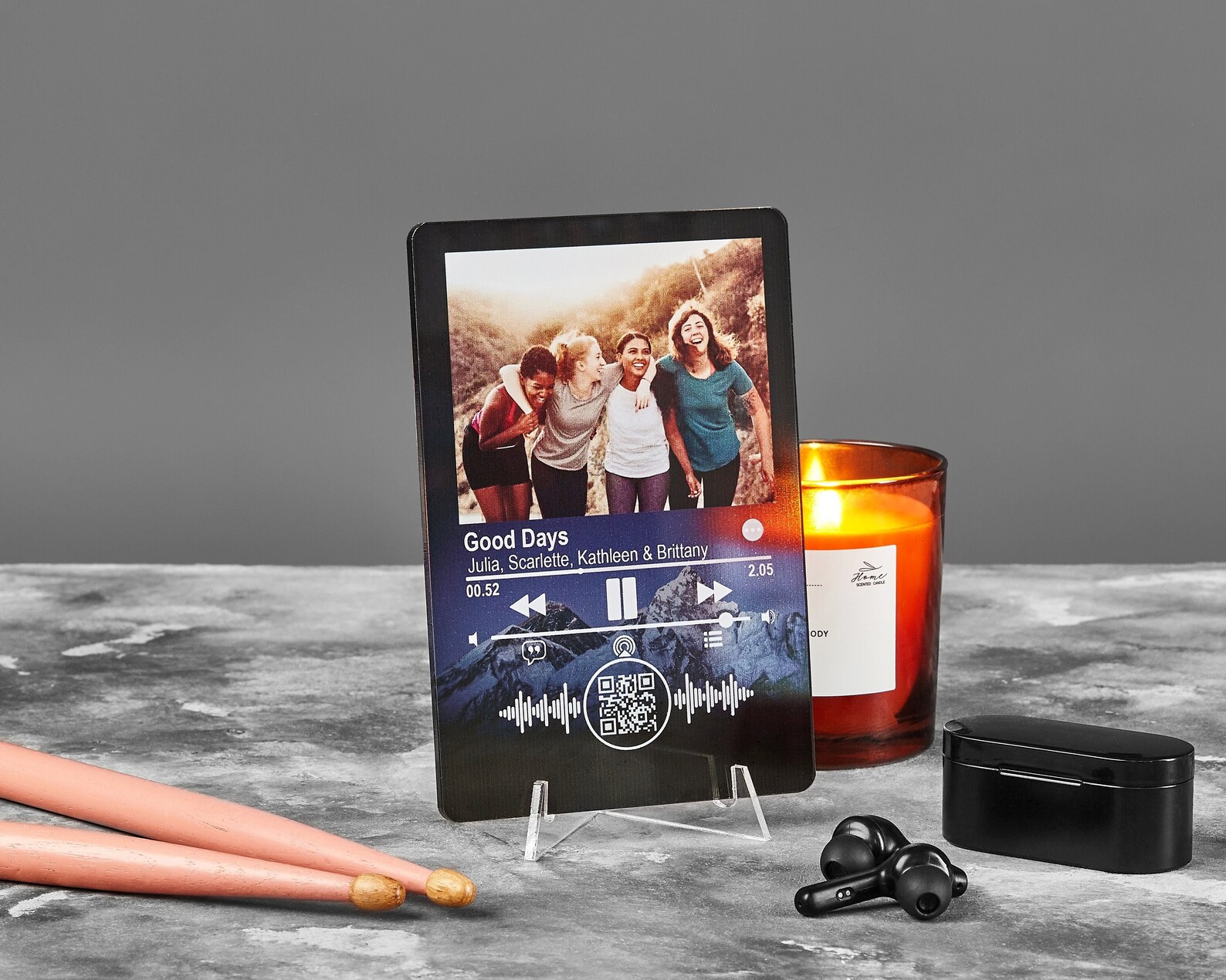 Music Player Display Music Art Custom Music Plate on Acrylic - Etsy