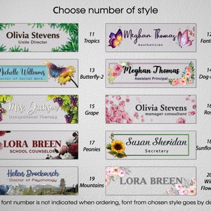 Desktop Nameplate, Name Plate for Desk, Office Sign, Custom Name Plate ...