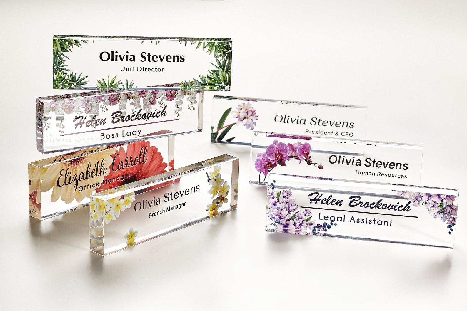 Personalized Name Desk Plate Custom Nameplate Office Name Sign - Etsy