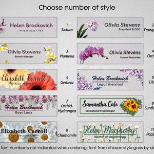 Desktop Nameplate, Name Plate for Desk, Office Sign, Custom Name Plate ...