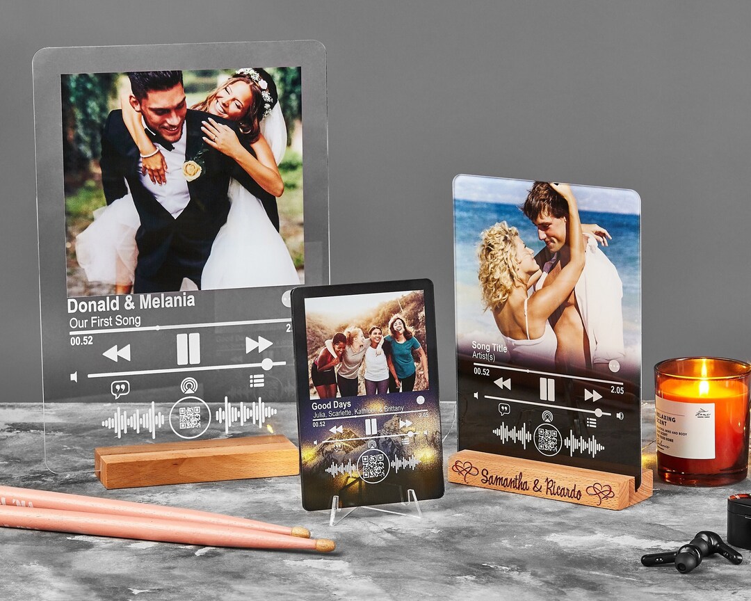 Custom Acrylic Glass Music Player Display, Music Art, Gifts for Him ...