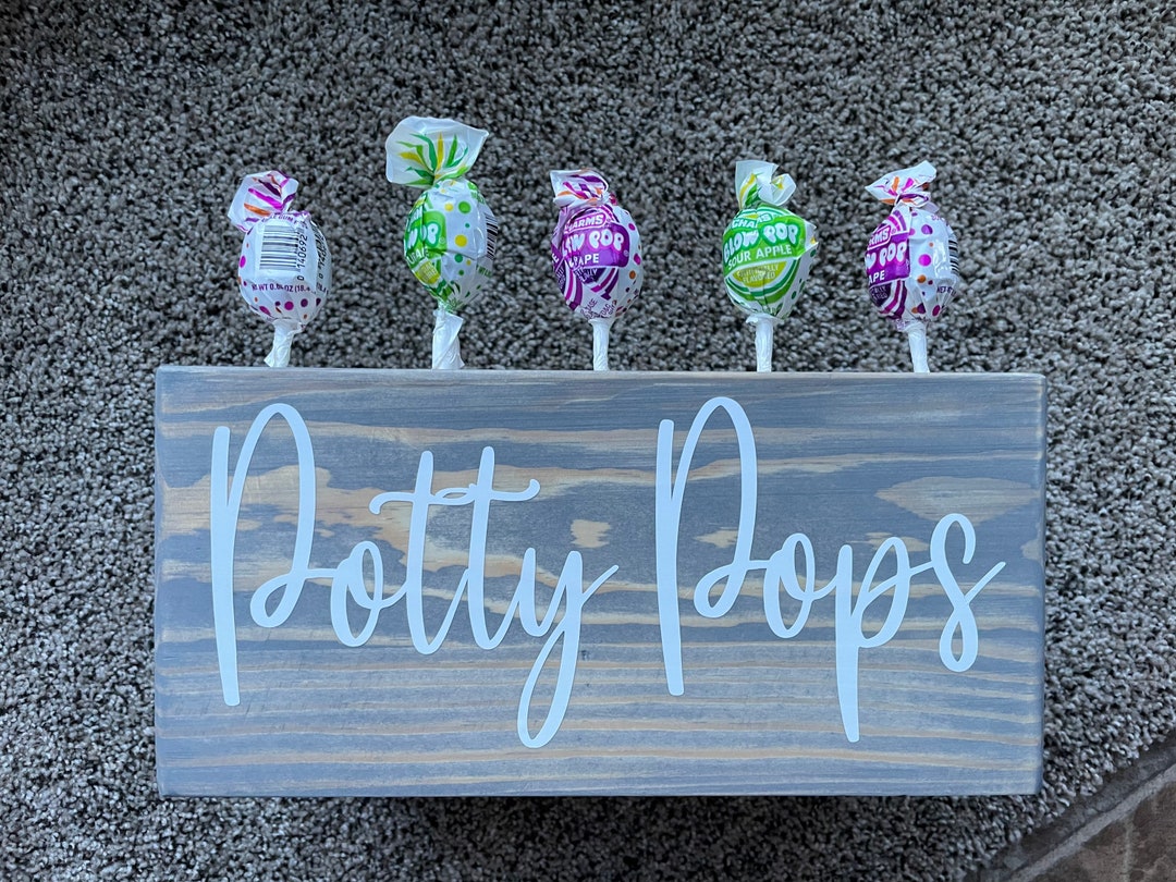 Potty Pops Bathroom Decor Potty Training Reward System - Etsy