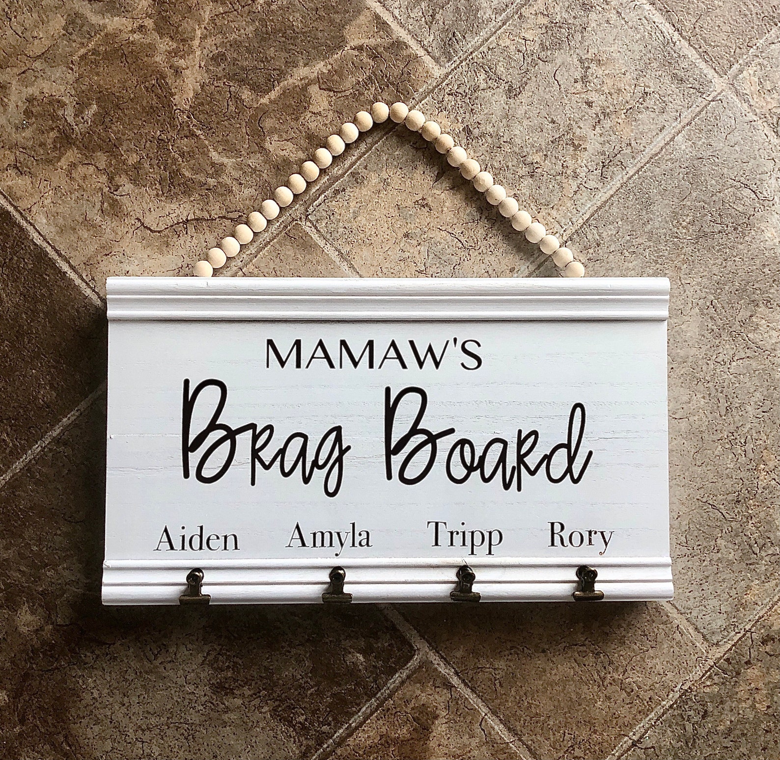 Brag Board Personalized Wall Decor Notice Board - Etsy