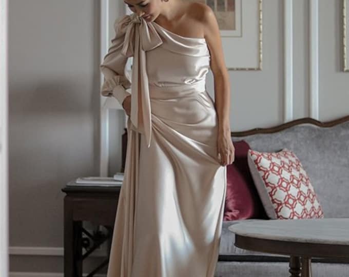 Silk Dress - ATHENA DRESS - Etsy