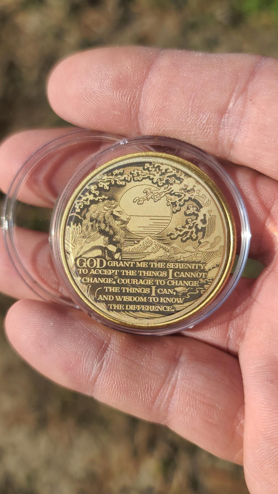 Recovering Sobriety Keepsake Memorial Gift Brass Coin Gift Narcotics ...