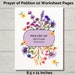 Prayer of Petition Worksheets|10 Page Packet| INSTANT DOWNLOAD - Etsy