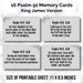 16 Psalm 91 King James Version Scripture Memory Cards, 1 PDF File - 11 ...