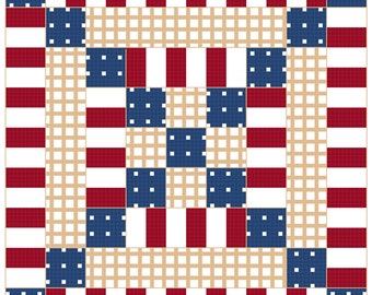 Quilt Square Nebraska Cross Stitch Pattern - Etsy