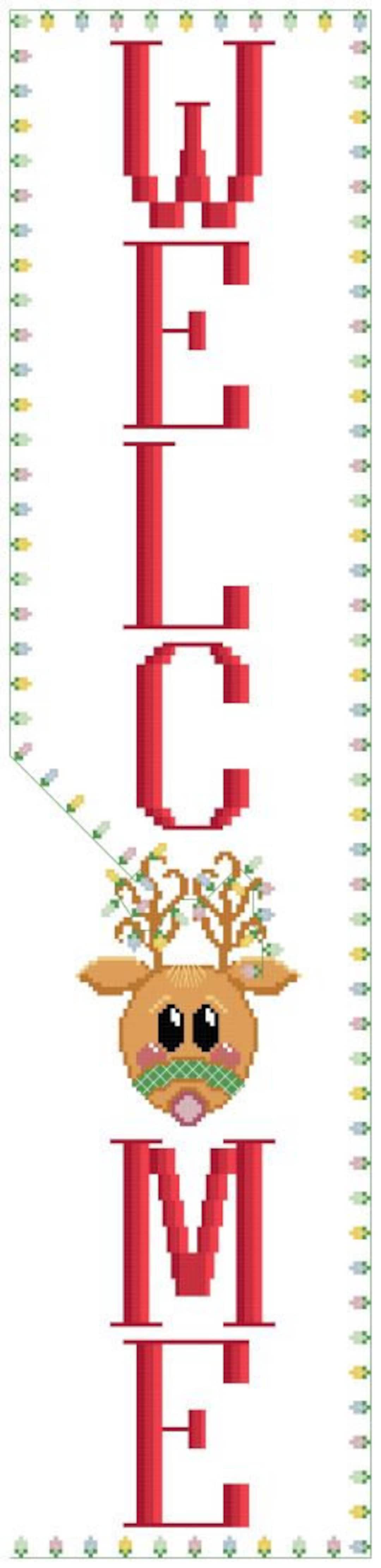 Welcome December Cross Stitch Pattern - Etsy