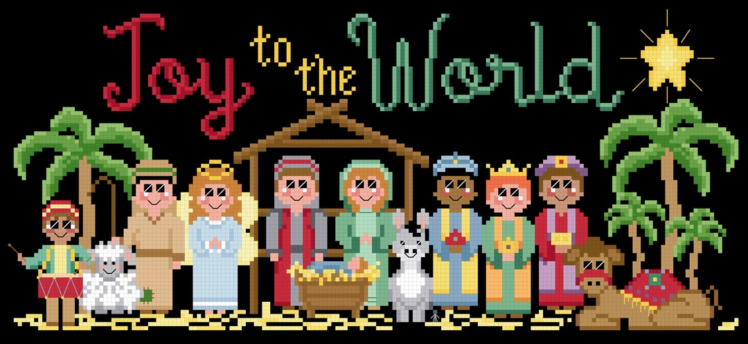 Joy to the World Cross Stitch Pattern - Etsy