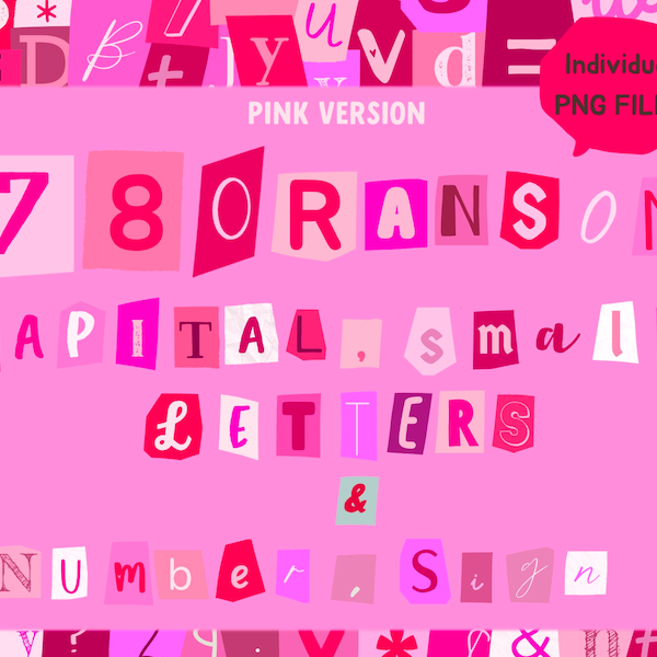 Magazine Letters - Etsy