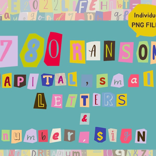 Magazine Letters - Etsy