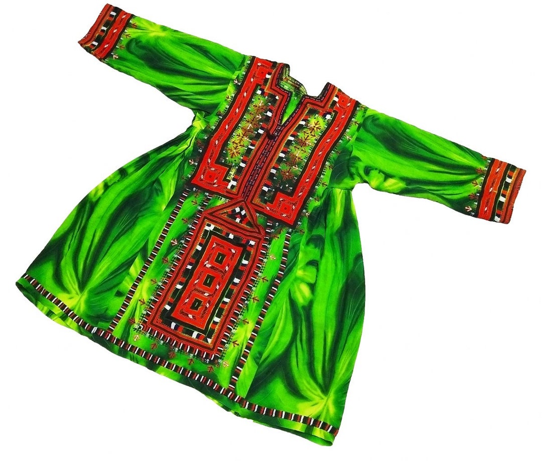 Antique Vintage Baluchi Gypsy Afghani Banjara Dress Tribal Hand ...