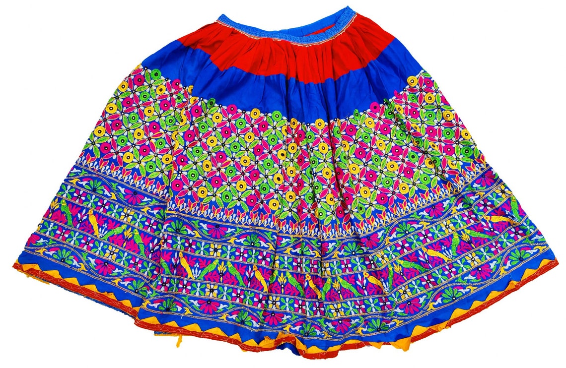 Boho Banjara Skirt Old Vintage Embroidered PL Mirror Work | Etsy