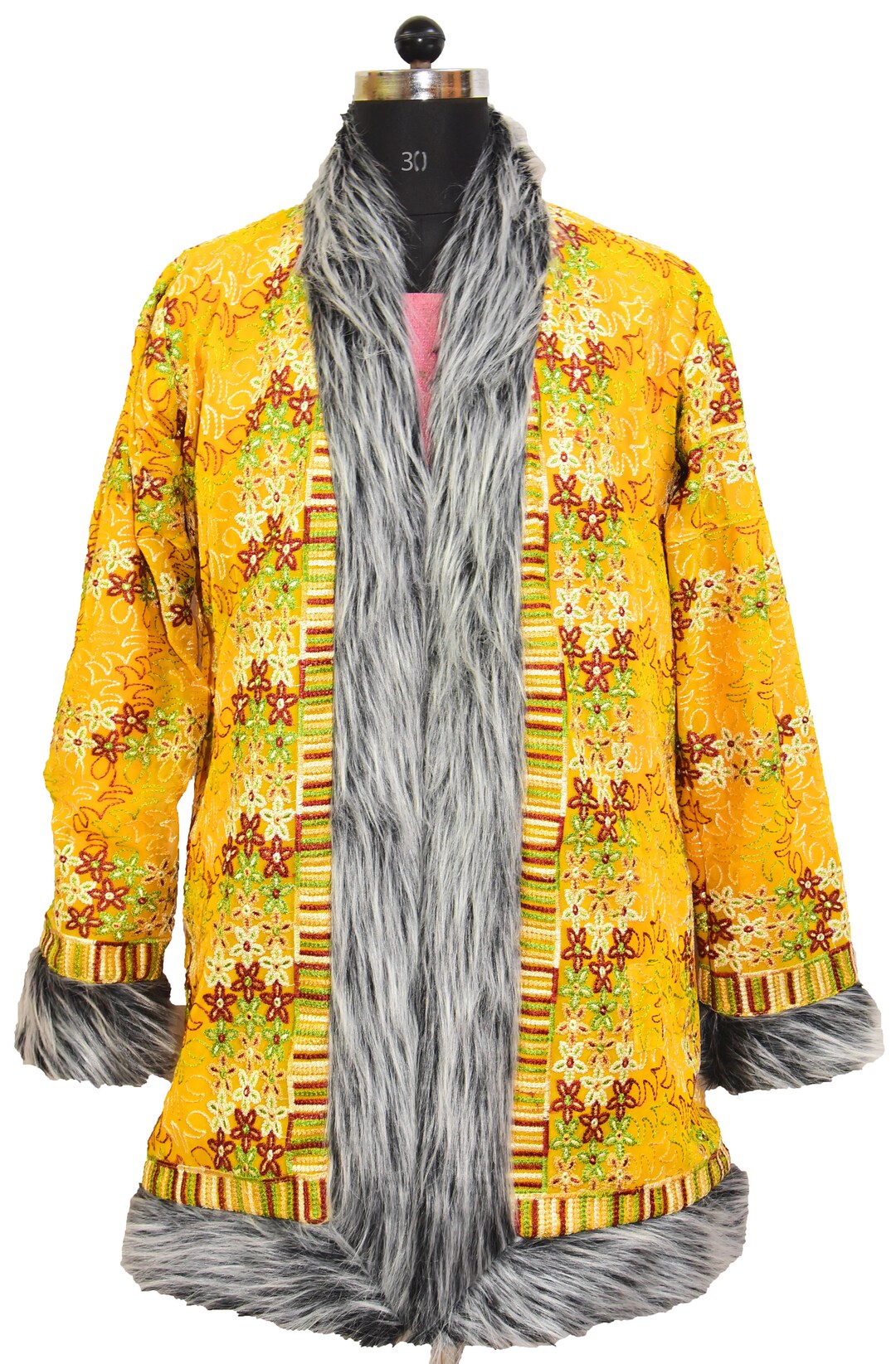 Vintage Natural Genuine Sheep Fur Stunning Jacket & Coat - Etsy