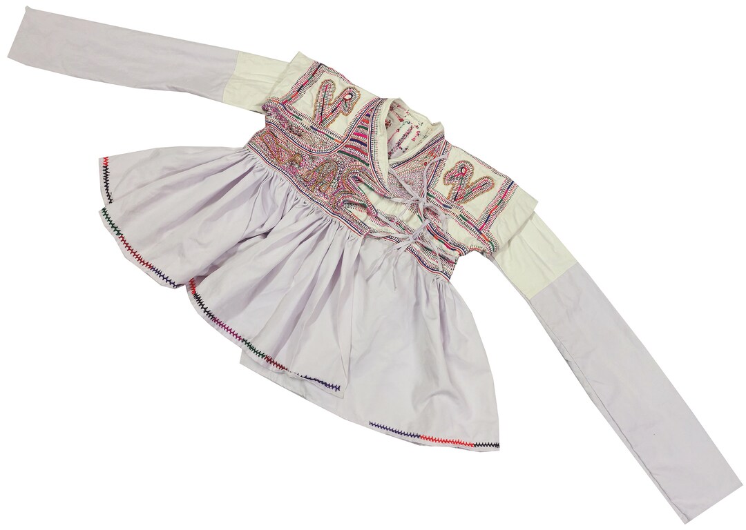 Rabari Embroidery Keriya Jacket Kutch Handmade Embroidered Top Boho ...