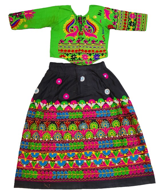 Antique Gujarat Banjara Chaniya Choli Style Vintage S… - Gem