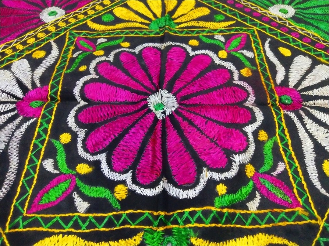 Vintage Indian Tapestry Wall Hanging Ethnic Handmade - Etsy