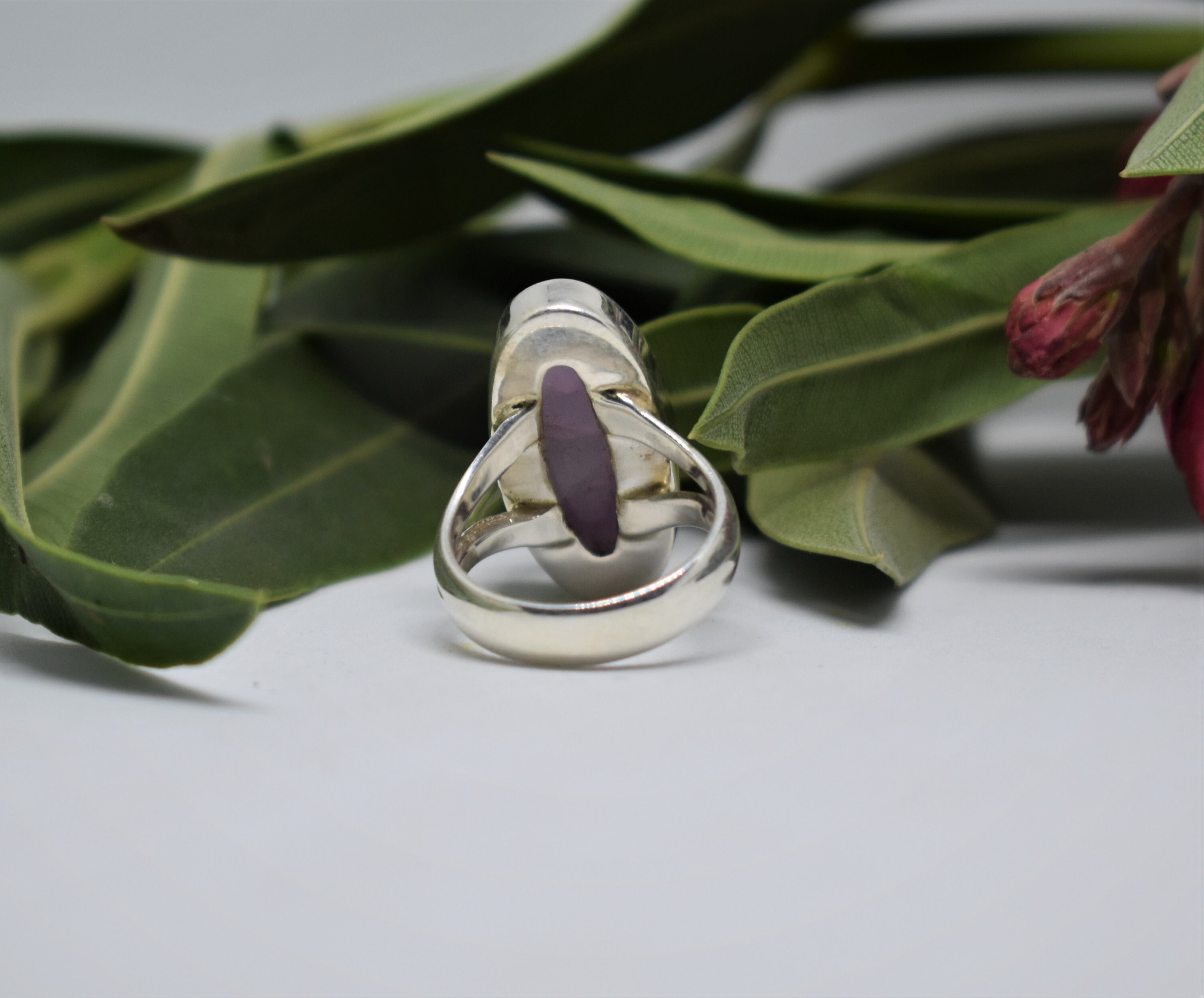 Pink Kunzite Ring Natural Gemstone Ring Oval Gemstone - Etsy