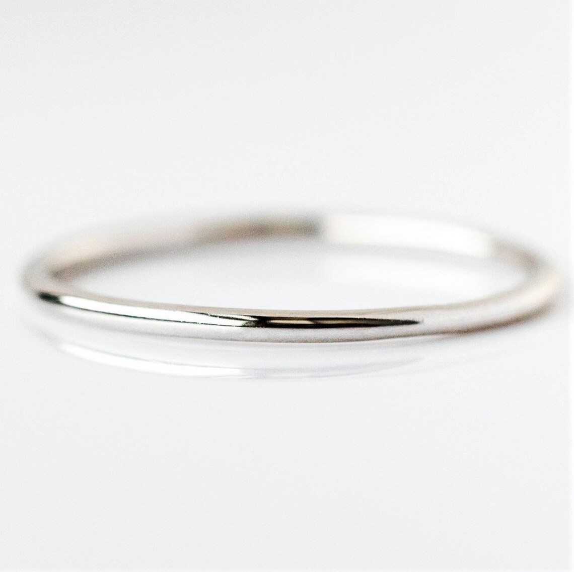 Silver Stackable Ring Thin Band Ring Silver Band Ring - Etsy