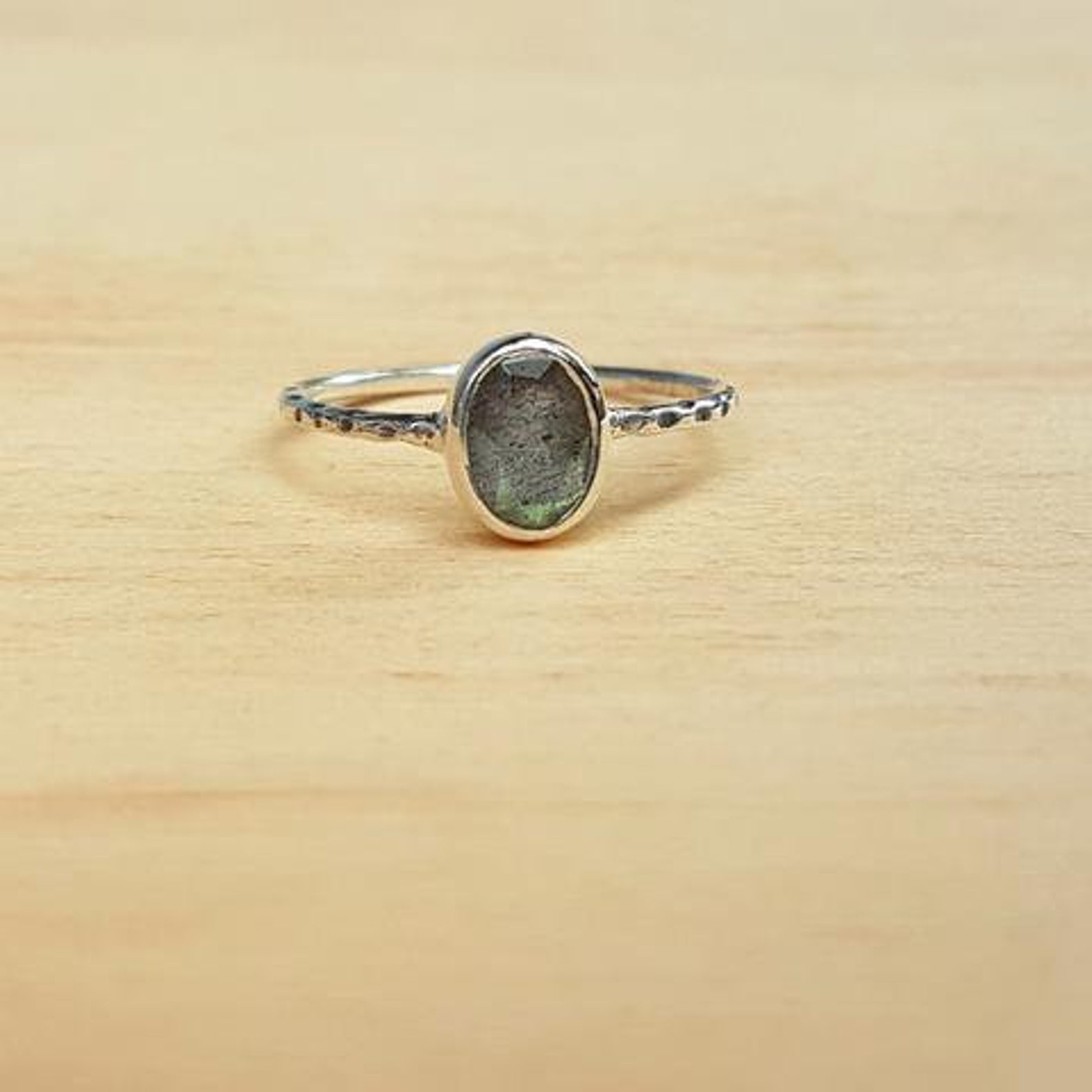 Dainty Labradorite Ring Labradorite Oval Cut Sterling Silver - Etsy