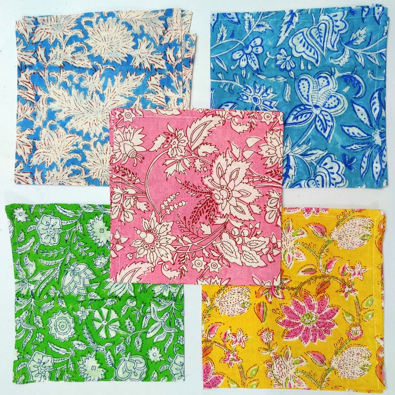 Block Print Napkins - Etsy