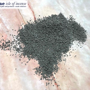 Lava Sand for Incense Ceremony Incense Sticks Smudge Sand - Etsy