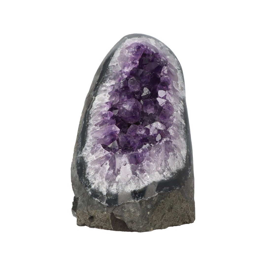 Amethyst Geode Crystal Polished Form, Purple Amethyst, Unique & Special ...