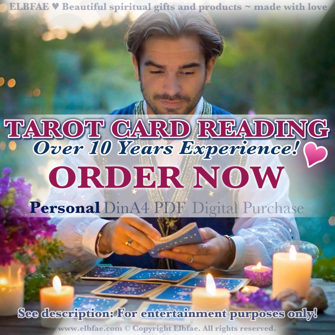 Tarot Card Reading, One Single Question, Personal Spiritual Service 1x ...