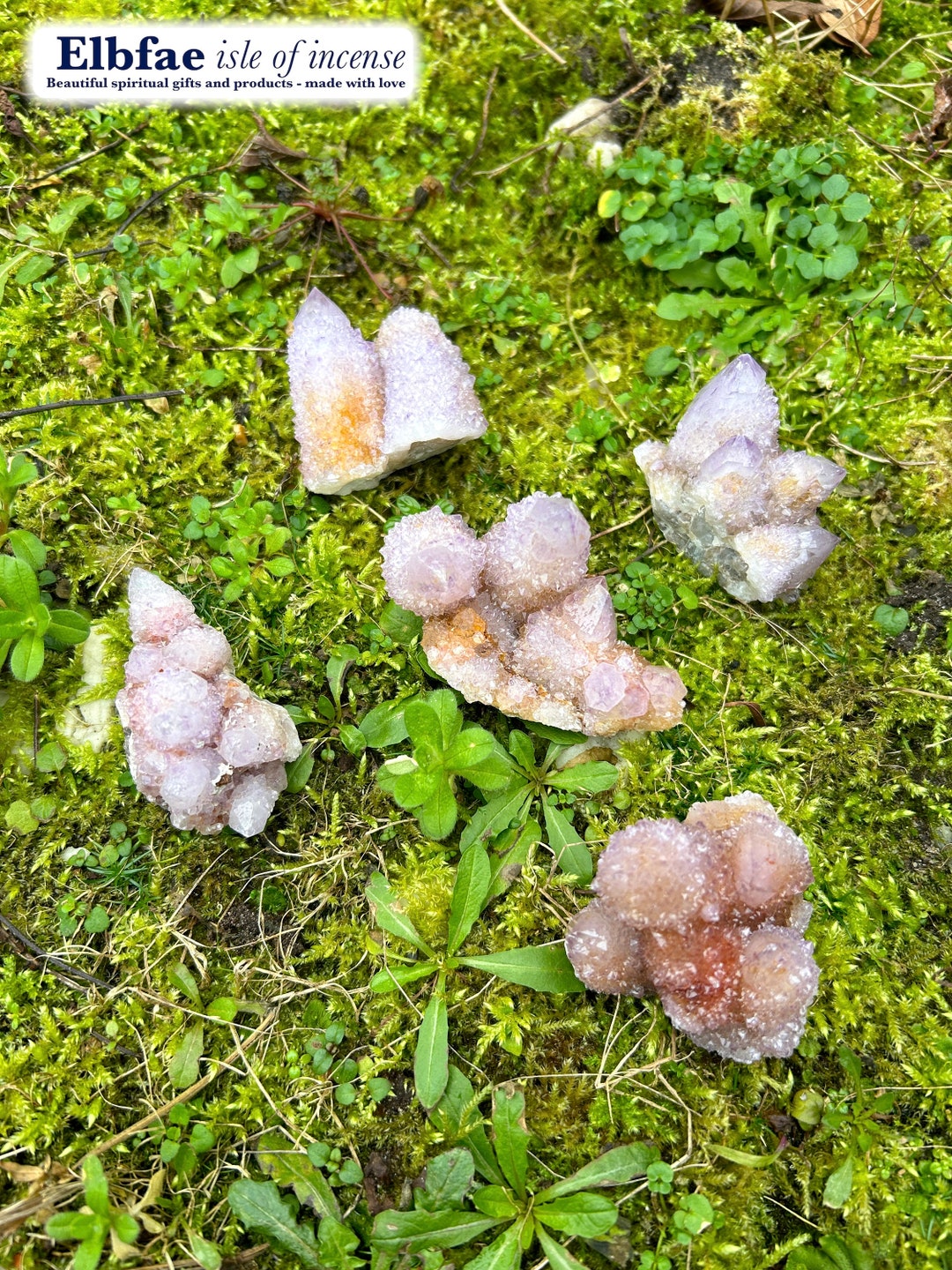 Spirit Amethyst Cluster 1x, Cactus Amethyst, Unique & Special Crystal ...