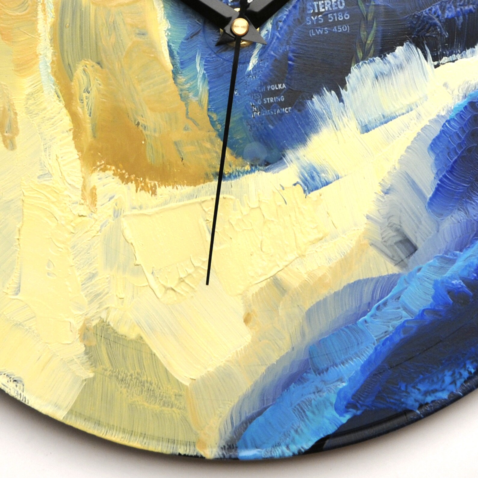Unique Wall Clock With Original Abstract Oil Painting - Etsy