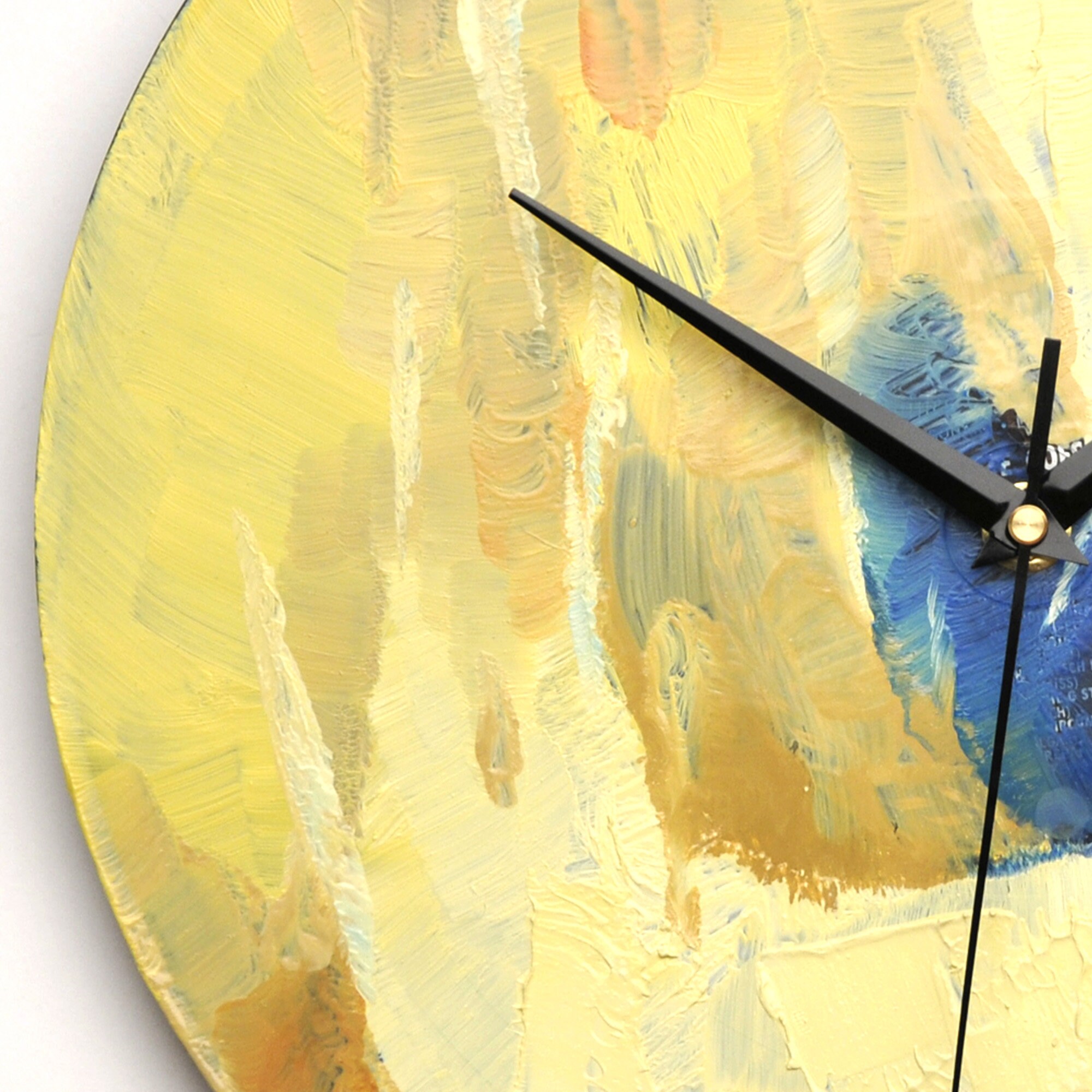 Unique Wall Clock With Original Abstract Oil Painting - Etsy