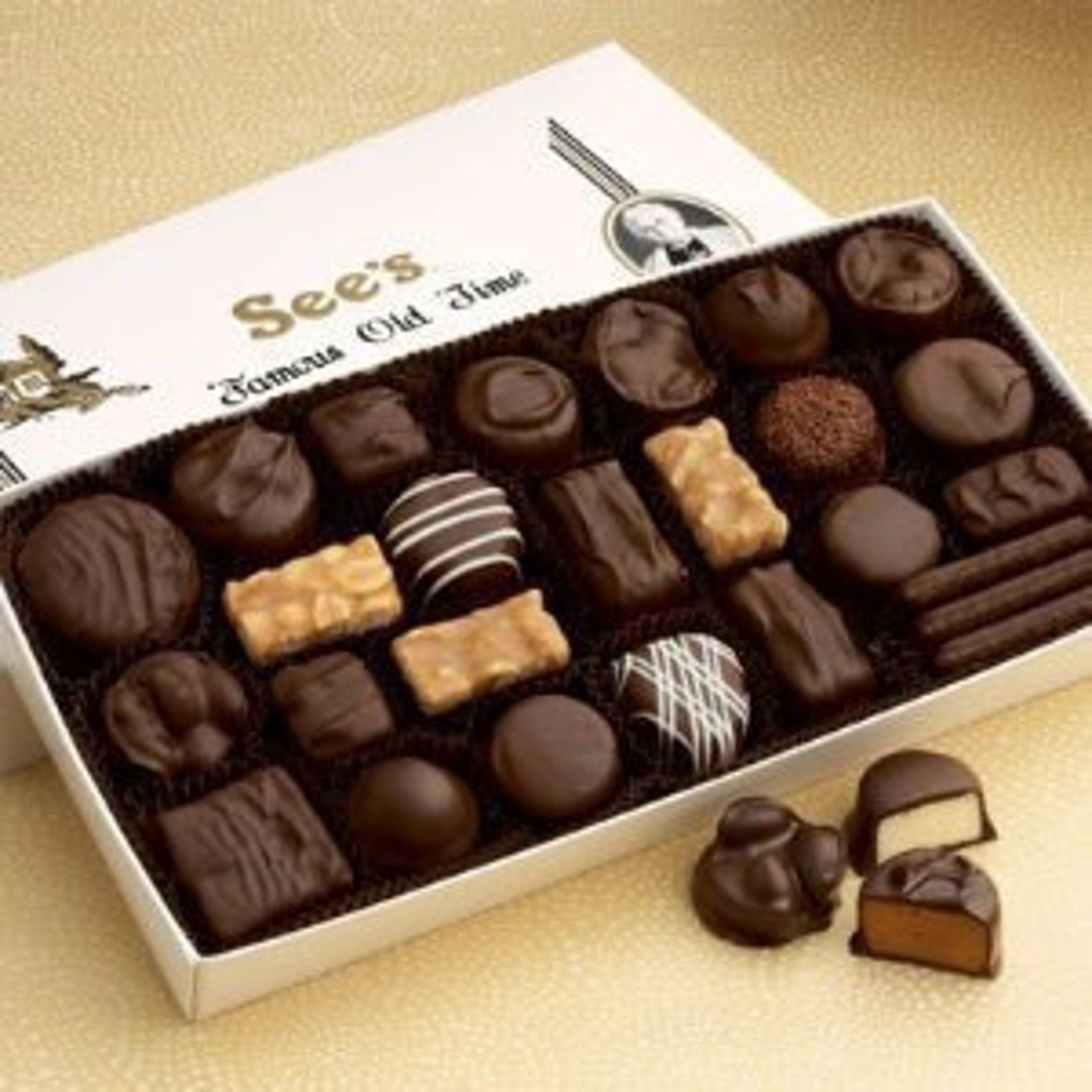 Sees Candy Dark Chocolates 1 Lb - Etsy