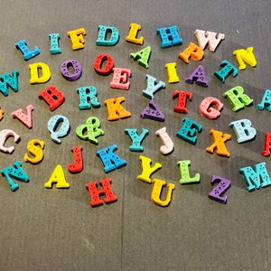 Fondant Edible Letters for Birthday Cake or Cupcake Decorations Any ...