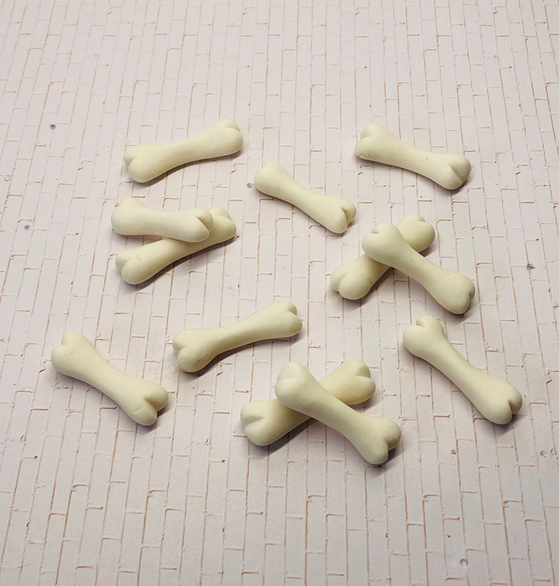 Fondant Bone Dog Toy Toppers: Vegan Decoration - Etsy