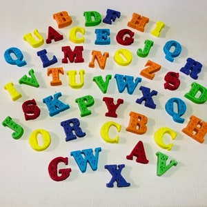 Fondant Edible Letters for Birthday Cake or Cupcake Decorations Any ...