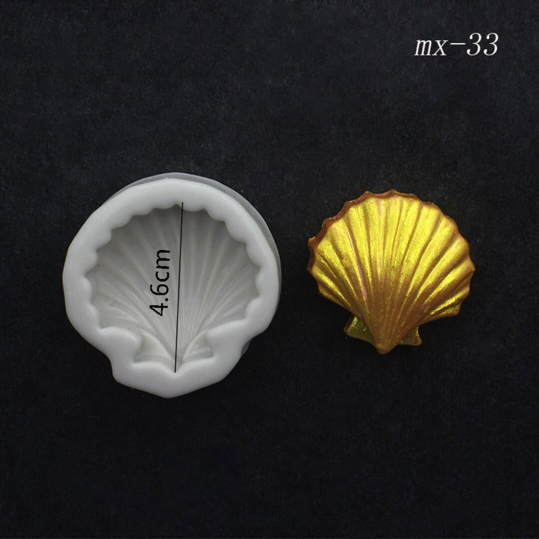 Sea Shell Silicone Fondant Cake Mold-fast SHIPPING - Etsy