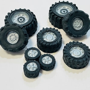 Fondant Tires Cake Decoration, Wheels, Edible Tires Cupcake Toppers ...