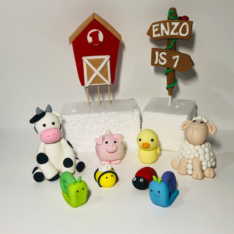 Fondant Farm Animals - Etsy