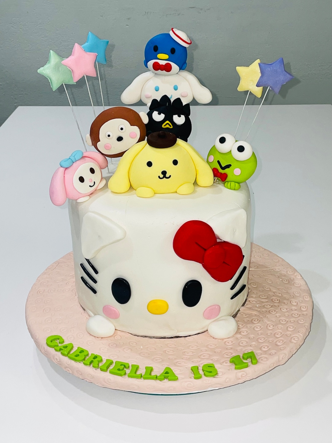 Fondant Cartoon Characters Kitty Cat Edible Cake Figurines - Etsy