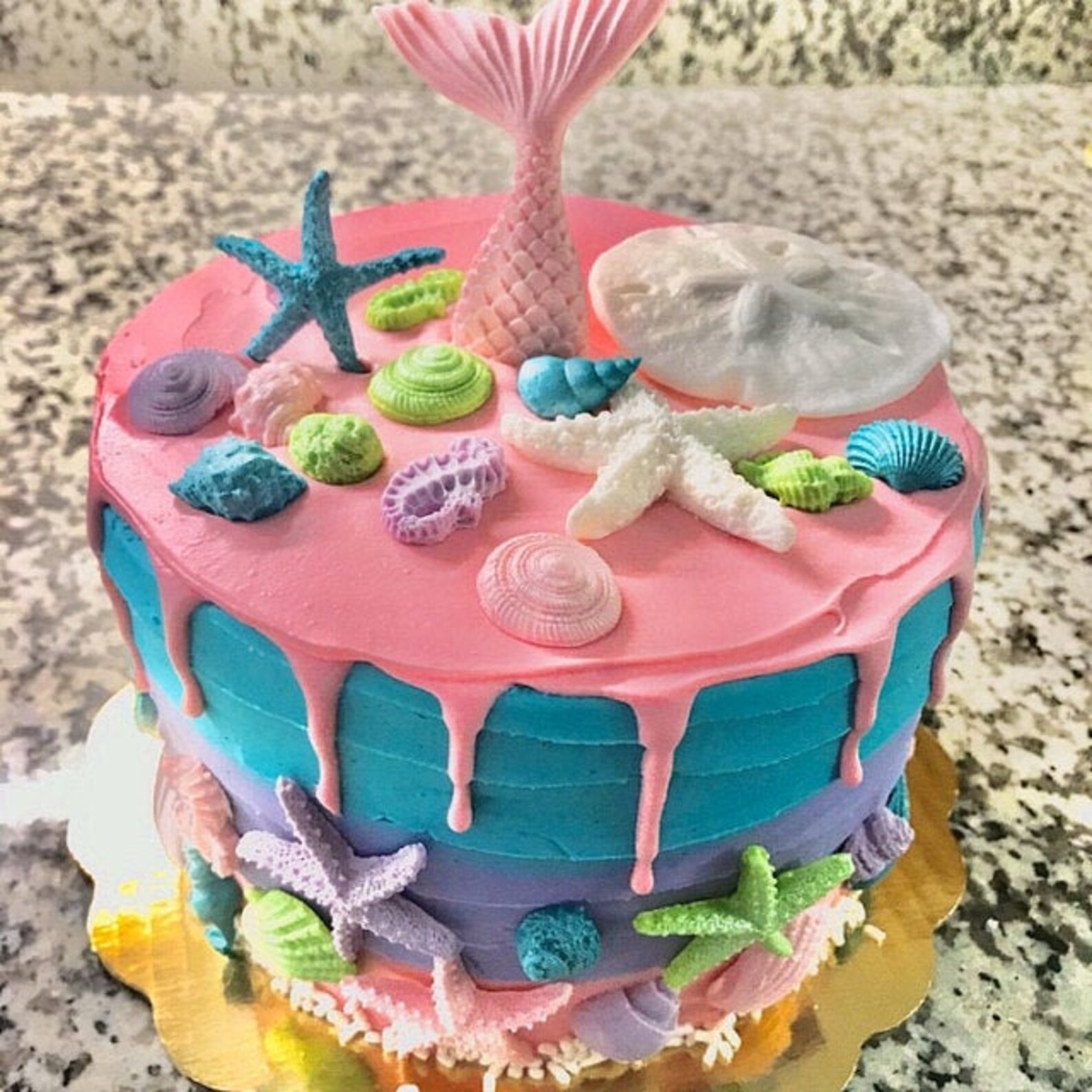 25 or 50 Edible Sugar Seashells Underwater Theme Beach Fondant - Etsy