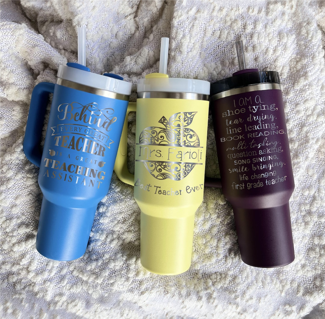 Teacher 40oz Stanley Cup-stanley Tumbler-personalized Stanley Cup - Etsy