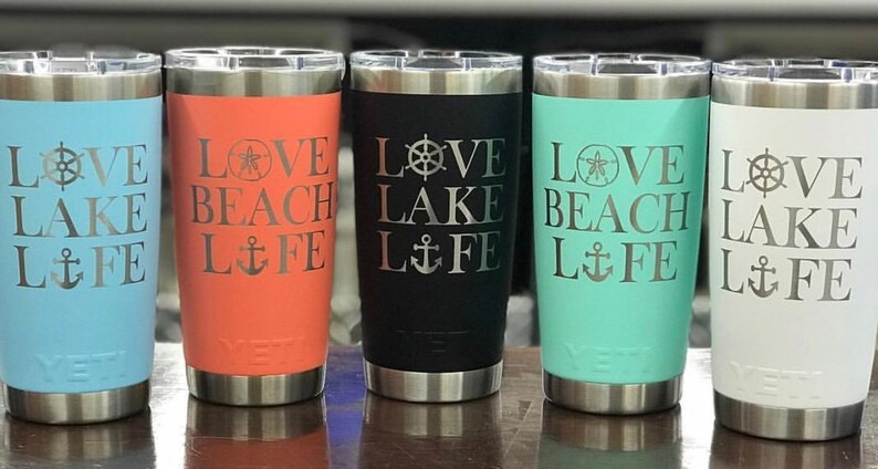 LAKE and BEACH Custom Laser Engraving Summer fun Sand - Etsy Nederland
