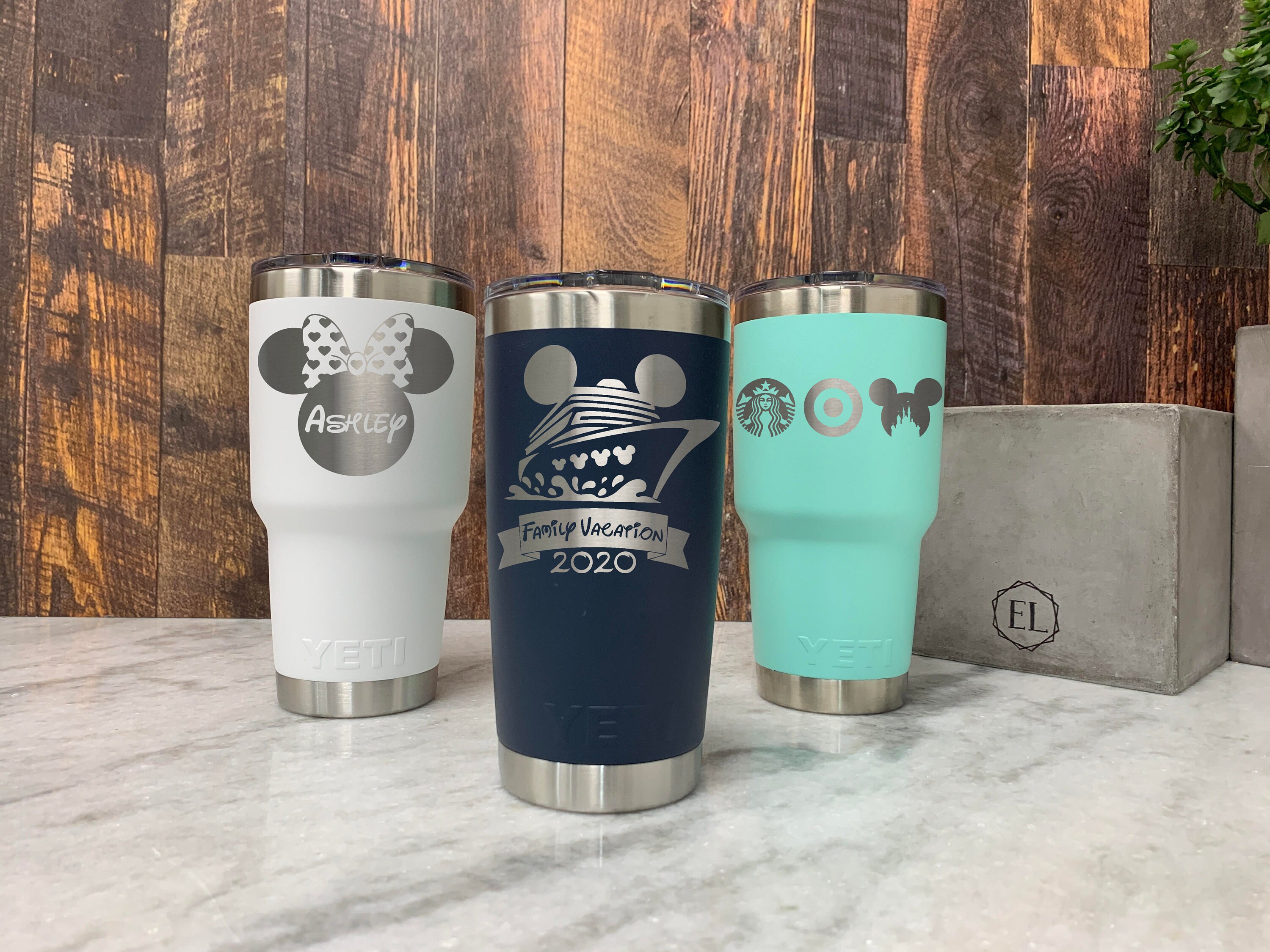 Yeti Custom Disney Laser Engraved Duracoat Tumbler 20oz 30oz Etsy
