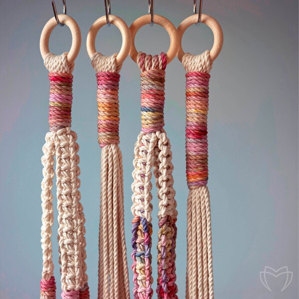 Dyed Macrame Wall Hanging - Etsy
