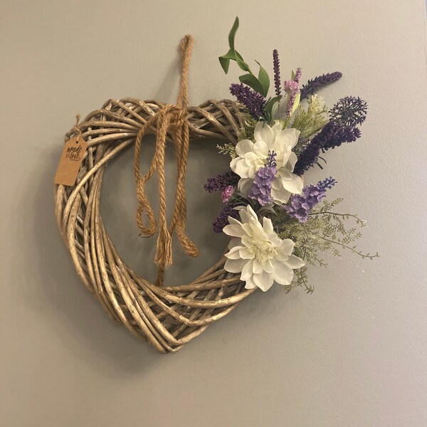 Wicker Wreath - Etsy